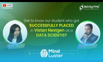 Learn Interview with Anjali Tandon | Placed at Vistan Nextgen as a Data Scientist | 360DigiTMG ...