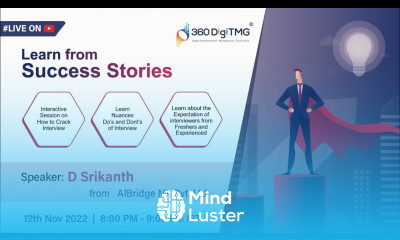 Learn Exclusive Interview with D Srikanth | AIBridge ML Pvt Ltd | Success Stories | 360DigiTMG ...