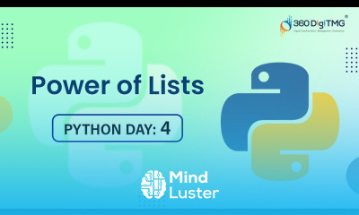 Learn Python Day 4 Power of Lists By Bharani Kumar 360DigiTMG - Mind Luster