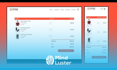Learn How To Make Shopping Cart Page On eCommerce Website | E commerce Web Design Using HTML CSS ...
