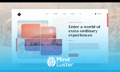 Learn Website UI Design In Adobe XD | Latest Website UI Designing With ...