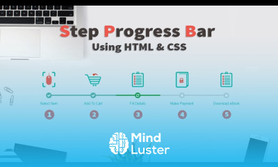 Learn Create Step Progress Bar Using HTML And CSS | HTML And CSS Tutorials For Beginners - Mind ...