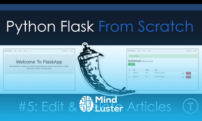 Learn Python Flask From Scratch Part 5 Edit Delete Articles - Mind Luster