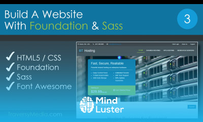 Learn Build A Website With Foundation and Sass Part 3 - Mind Luster
