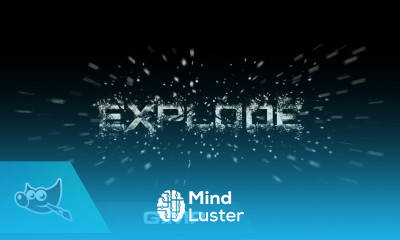Learn GIMP Tutorial Exploding Text Effect - Mind Luster