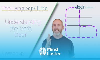Learn Understanding the Verb Decir | The Language Tutor Lesson 43 ...