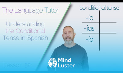 Learn Understanding the Conditional Tense in Spanish | The Language Tutor Lesson 52 - Mind Luster