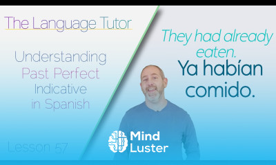 Learn Understanding Past Perfect Indicative Tense in Spanish | The ...