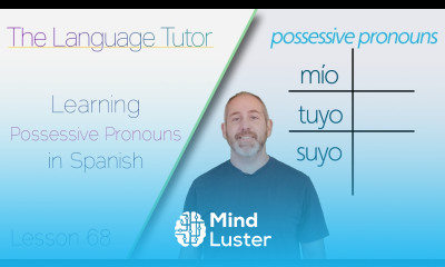 Learn Learning Possessive Pronouns in Spanish | The Language Tutor ...
