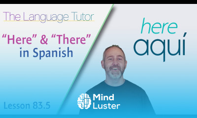 Learn Here There in Spanish | The Language Tutor Lesson 83 5 - Mind Luster