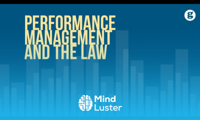 Learn Performance Management and the Law - Mind Luster
