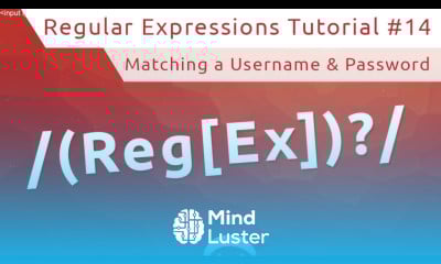 Learn Regular Expressions RegEx Tutorial 14 Matching a Username - Mind Luster