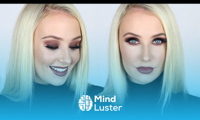 Learn Dark Smokey Sparkly Eye and Lip Tutorial | Lauren Curtis - Mind ...