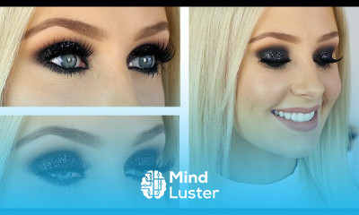 Learn Glitter Glam Smokey Eye Tutorial - Mind Luster
