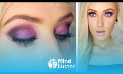 Learn Purple Smokey Eye Tutorial GIVEAWAY - Mind Luster