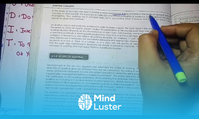 Learn 63 Auditing Concepts - Mind Luster