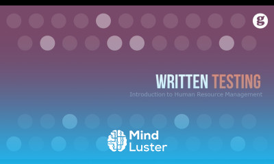 Learn Written Testing - Mind Luster
