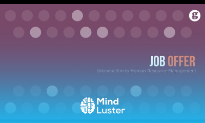 Learn Job Offer - Mind Luster