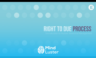 Learn Right to Due Process - Mind Luster
