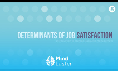 Learn Determinants of Job Satisfaction - Mind Luster