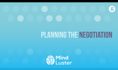 Learn Planning the Negotiation - Mind Luster