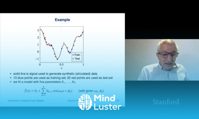 Learn Stanford ENGR108 Introduction to Applied Linear Algebra | 2020 | Lecture 44 VMLS reg data ...