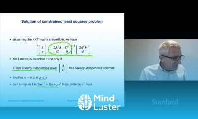 Learn Stanford ENGR108 Introduction to Applied Linear Algebra | 2020 | Lecture 46 VMLS solve ...