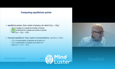 Learn Stanford ENGR108 Introduction to Applied Linear Algebra | 2020 | Lecture 50 VMLS nonlinear ...