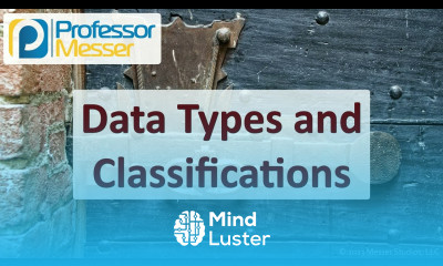 Learn Data Types and Classifications CompTIA Security SY0 701 3 3 ...