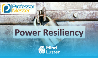 Learn Power Resiliency CompTIA Security SY0 701 3 4 - Mind Luster