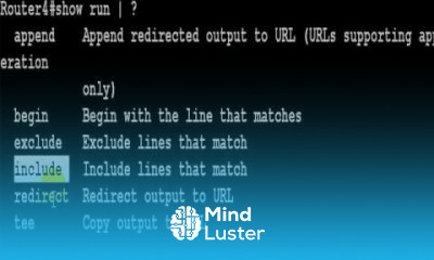 Learn Cisco IOS pipes - Mind Luster