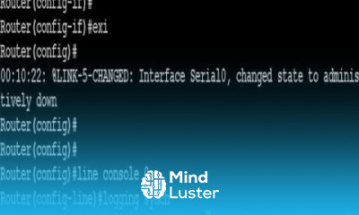 Learn Cisco CCNA Commands logging sychronous - Mind Luster