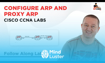 Learn Configure ARP and Proxy ARP Follow Along Lab - Mind Luster