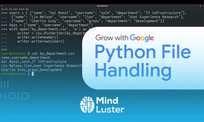 Learn Python File Handling | Google IT Automation with Python Certificate - Mind Luster