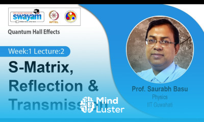 Learn Lec 2 S Matrix Reflection Transmission - Mind Luster