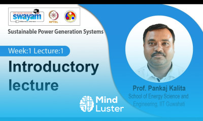 Learn Lec 1 Introductory lecture - Mind Luster