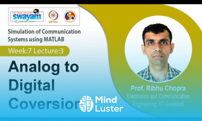 Learn Lec 40 Analog to Digital Coversion - Mind Luster