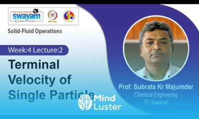 Learn Lec 11 Terminal velocity of single particle - Mind Luster