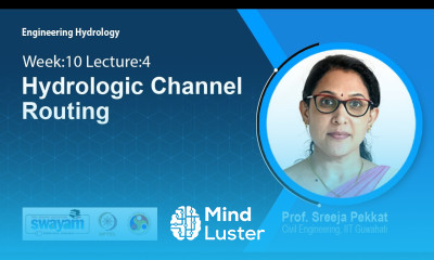 Learn Lec 69 Hydrologic Channel Routing - Mind Luster