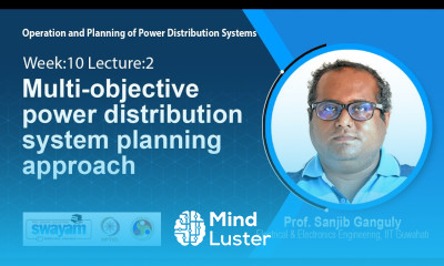 Learn Lec 27 Multi objective power distribution system planning approach - Mind Luster