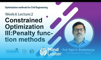 Learn Lec 15 Constrained Optimization III Penalty function methods - Mind Luster