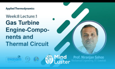 Learn Lec 31 Gas Turbine Engine Components and Thermal Circuit - Mind Luster