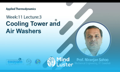 Learn Lec 42 Cooling Tower and Air Washers - Mind Luster