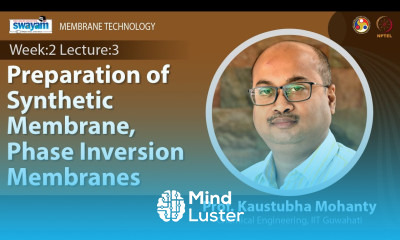 Learn Lec 6 Preparation of Synthetic Membrane Phase Inversion Membranes ...