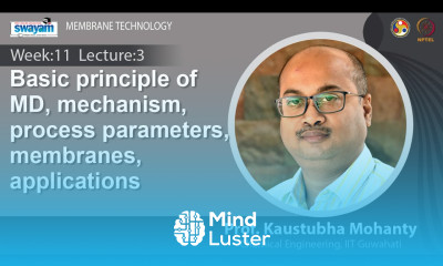 Learn Lec 33 Basic principle of MD mechanism process parameters membranes applications - Mind Luster