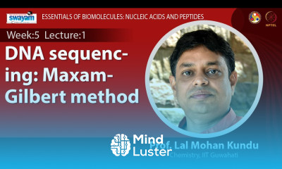 Learn Lec 14 DNA sequencing Maxam Gilbert method - Mind Luster