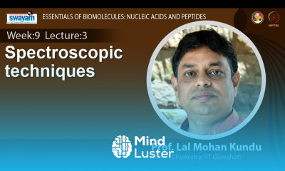 Learn Lecture 28 Spectroscopic techniques - Mind Luster