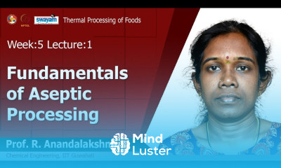 Learn Lec 12 Fundamentals of aseptic processing - Mind Luster