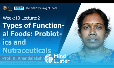 Learn Lec 26 Types of functional foods Probiotics and nutraceuticals - Mind Luster