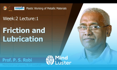 Learn Lec 4 Friction and Lubrication - Mind Luster